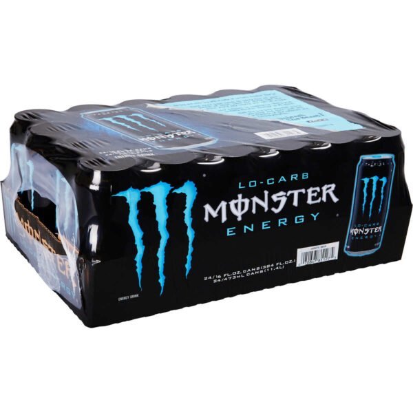 Monster Energy Drink, Lo-Carb, 16 fl oz, 24 ct – powerofficesolutions